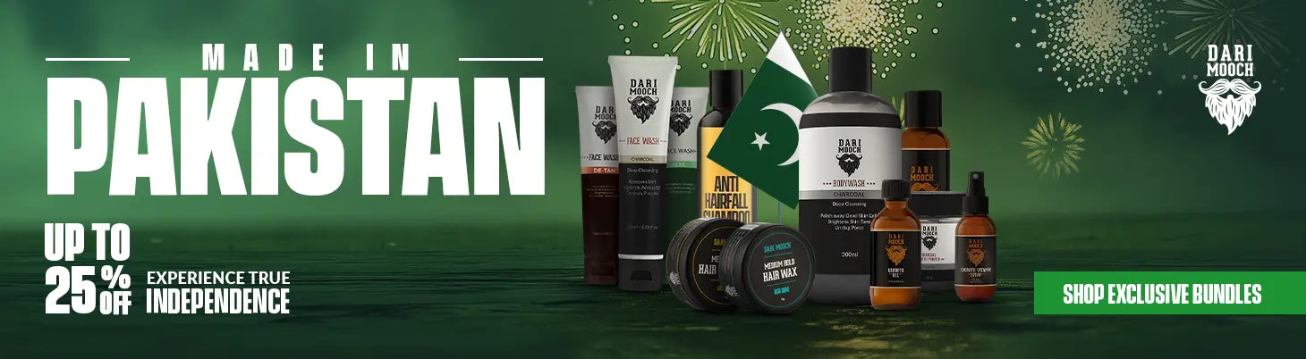 Dari Mooch | Pakistan's 1 Men's Grooming Brand
